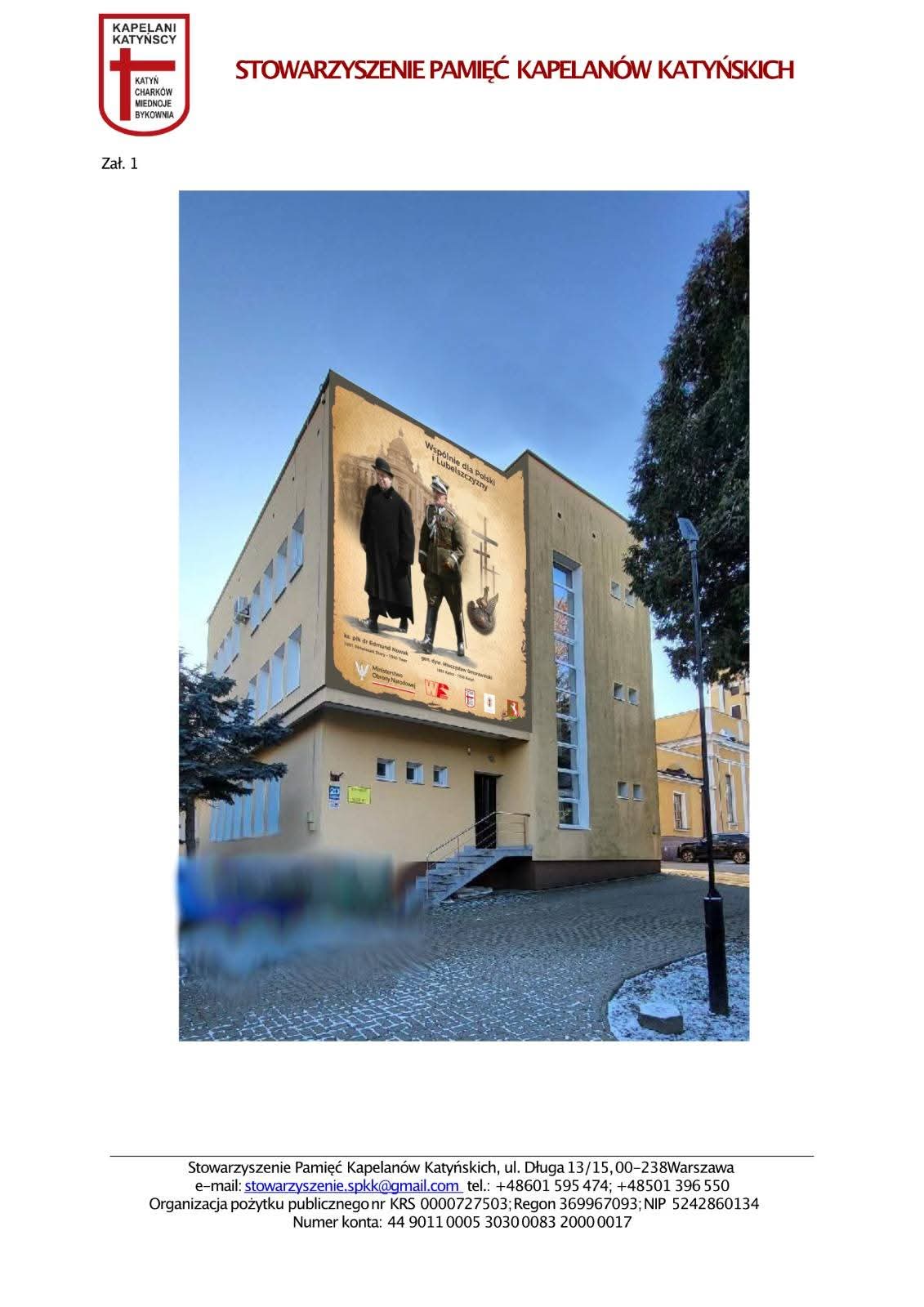 W Lublinie powstał nowy mural upamiętniający ofiary zbrodni katyńskiej ...